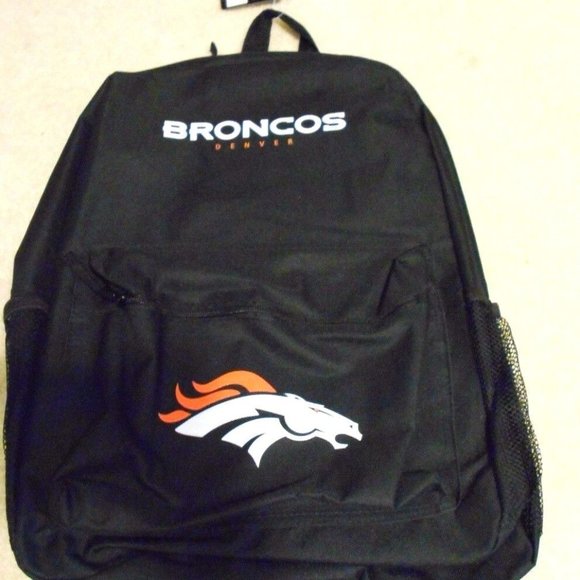 Bags | Nfl 224 Nwt Licensed Denver Broncos Large Backpack School Bag ...